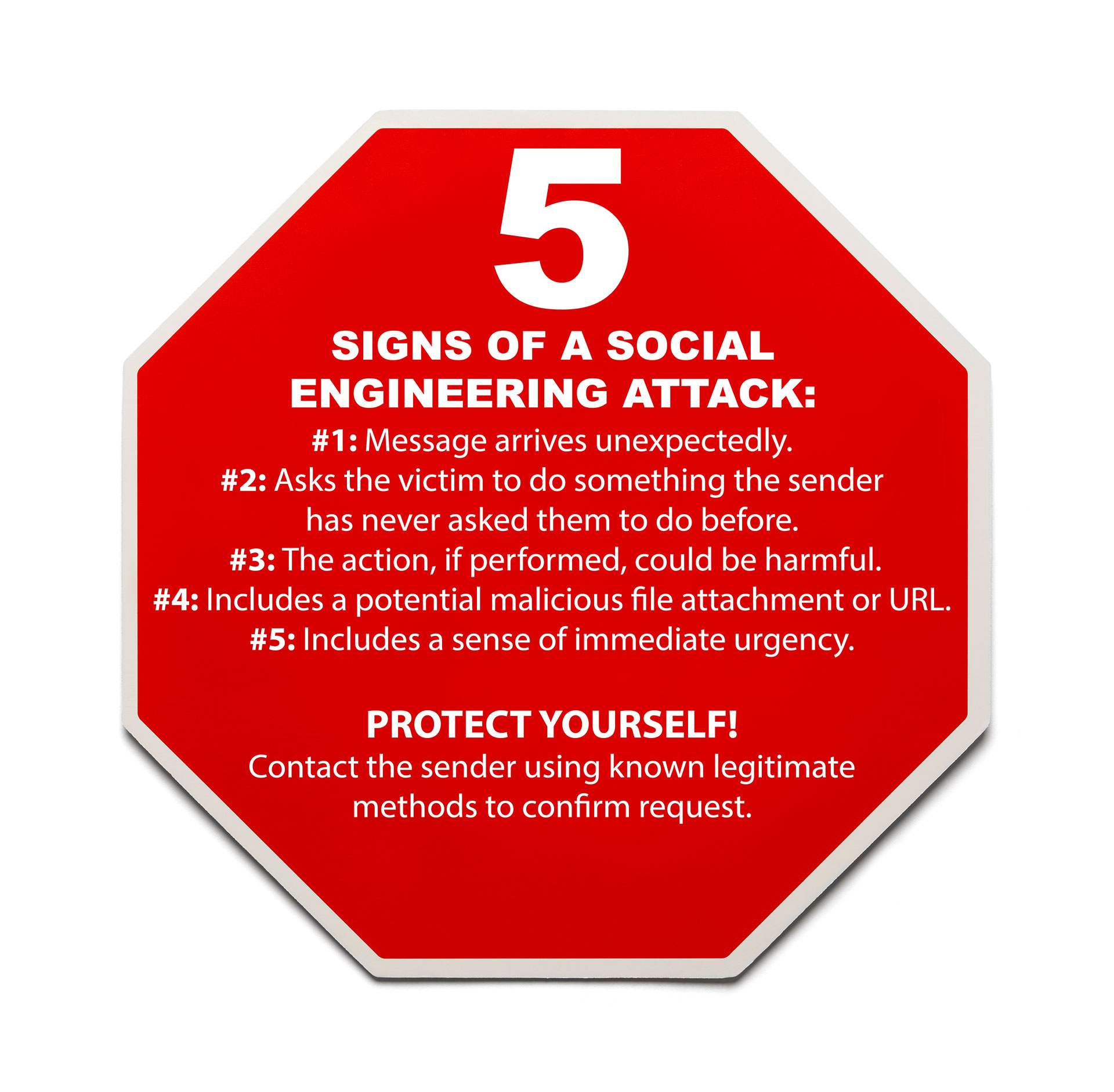 5 Signs of Social Engineering